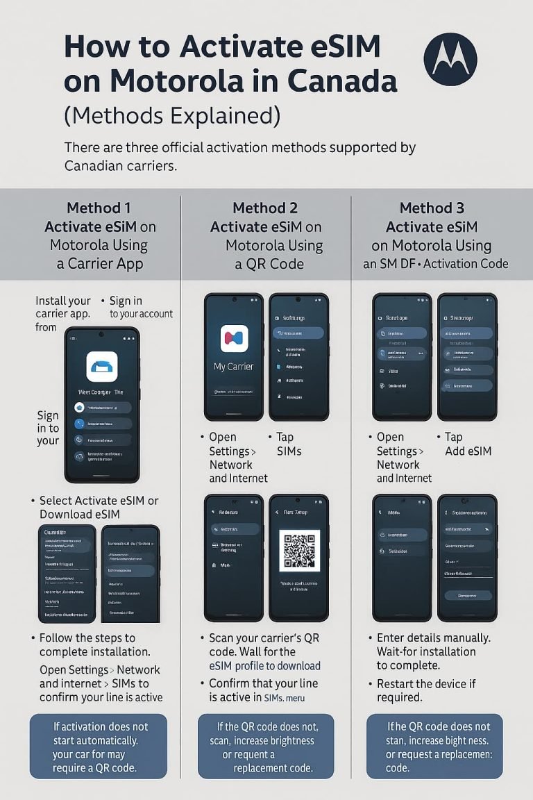 Motorola eSIM: How to Activate eSIM on Motorola Phones in Canada ...
