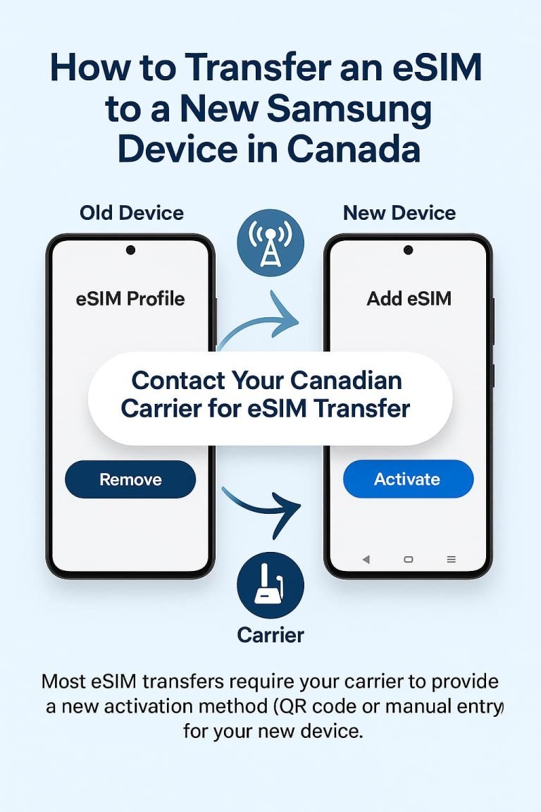 How to Activate eSIM on Samsung in Canada (Galaxy Setup Guide)
