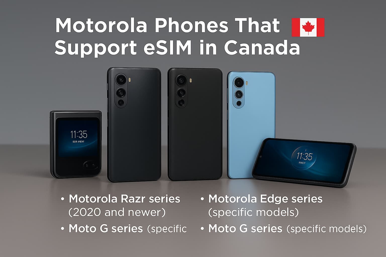Motorola eSIM: How to Activate eSIM on Motorola Phones in Canada ...